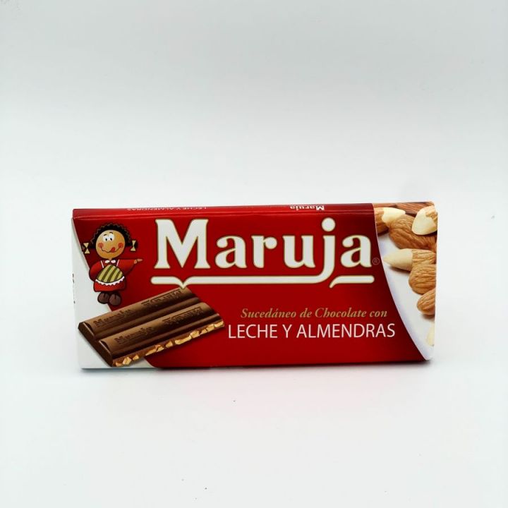 CHOCOLATE MARUJA LECHE Y ALMENDRAS 150G – Halal Emporda